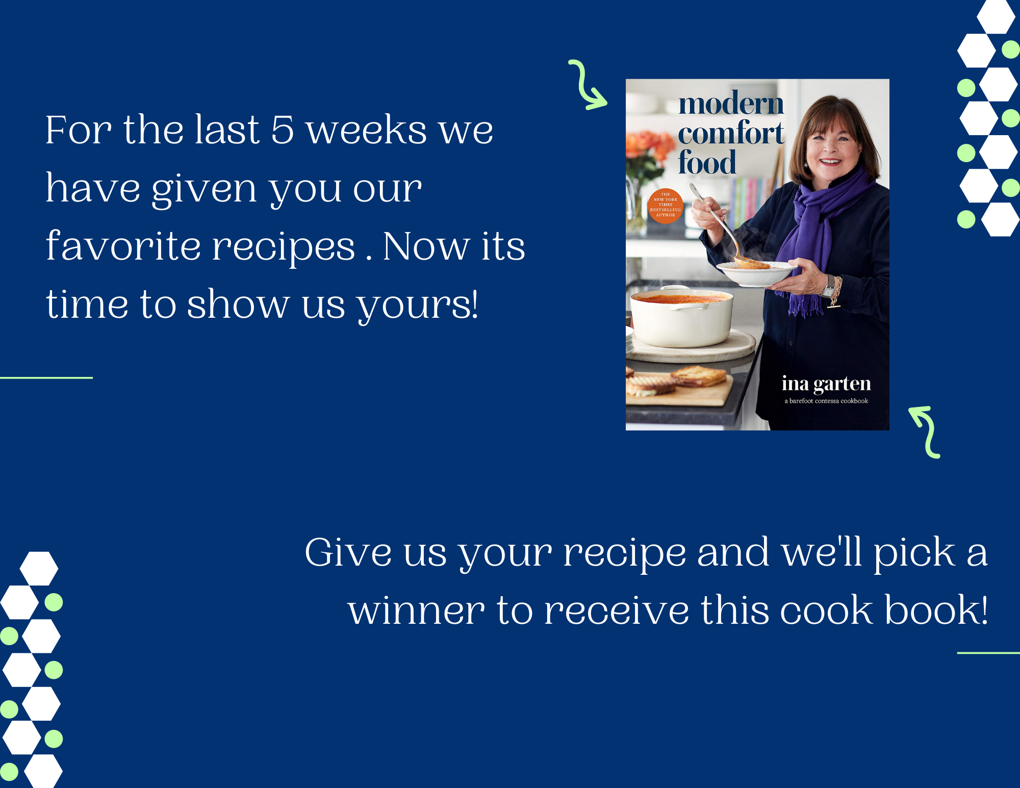 Win a Recipe book!